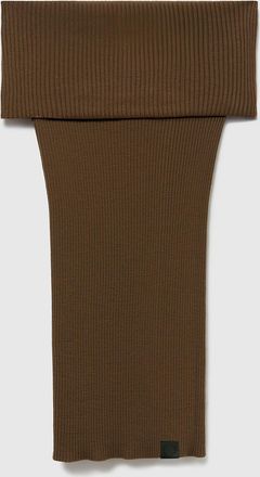 Stella McCartney Off-Shoulder Top, Woman, Olive, Size: XS