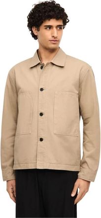 Elvine Homme, Vestes, Beige, Taille: L Overshirt Hamse