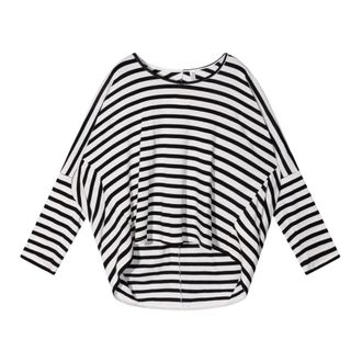 10 Days Femme, Tops, Noir, Taille: 34 FR T-shirt à Manches Longues en Modal Doux