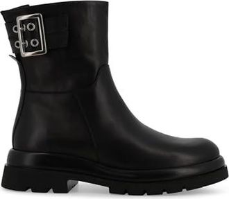 Melluso Bottines femme en cuir noir r45368z, Noir, 38.5 EU