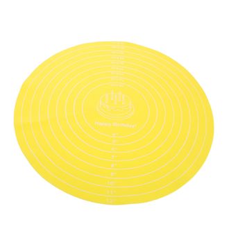 SOLUSTRE Hitzebest&auml;ndige Silikonmatte Zum Ausrollen Von Teig Mit Messskala G&auml;rmatte F&uuml;r Sauerteig Backunterlage F&uuml;r Kekse Und Kuchen