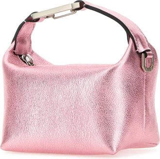 E&eacute;ra Womens Pink Leather Moonbag Handbag Palepink Borse A Mano Bag