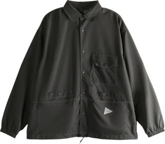 And Wander veste à boutons pression - Gris