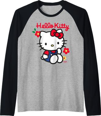 Hello Kitty Fr&uuml;hlingsblumen Sweet Cute Friends XOXO Classic Raglan
