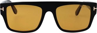 Tom Ford Homme, Accessoires, Noir, Taille: 55 MM Lunettes de soleil &eacute;l&eacute;gantes Dunning-02