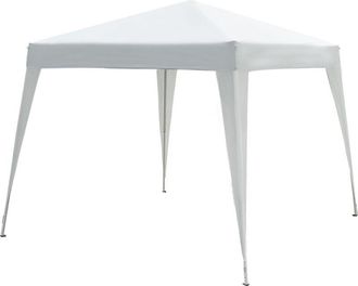 OUTSUNNY Tonnelle de jardin pliante - Outsunny - protection UV - sac de transport - acier et tissu oxford - 240 x 240 x 250 cm - vert fonc&eacute;
