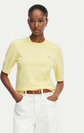 Tommy Hilfiger Pullover WW0WW49705 Hellgelb Regular Fit