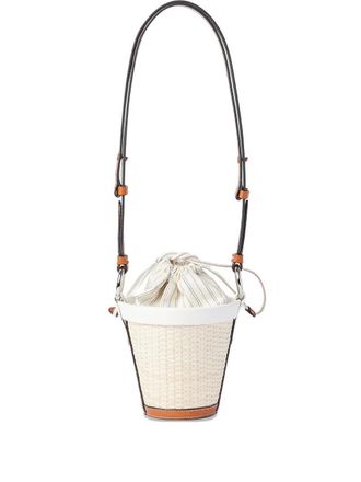 Maison Margiela sac seau Fire &agrave; design tress&eacute; - Tons neutres