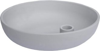 Storefactory Lidatorp XL Kerzenhalter, hellgrau, Keramik, HxB 26 x 6 cm