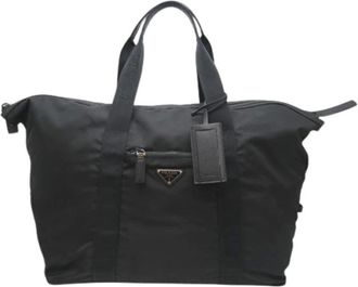Prada unisex, Pre-owned, Noir, Taille: ONE Size Pre-owned Nylon sacs-prada