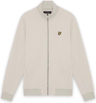 Lyle & Scott Homme, Sweatshirts et sweats &agrave; capuche, Rose, Taille: XS Pique Zip Through SweaT-shirt