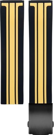 Generic 20 mm Sport-Uhrenarmbänder aus weichem Silikon für Armband T048.417 Band T-Race T-Sports-Uhrenarmbänder, Armband, wasserdicht, Gummi, 21 mm