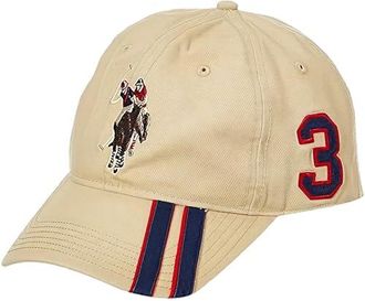 U.S.Polo Association Concept One US Polo Assn Casquette de Baseball r&eacute;glable pour Homme Motif Rayures diagonales, Kaki, Taille Unique