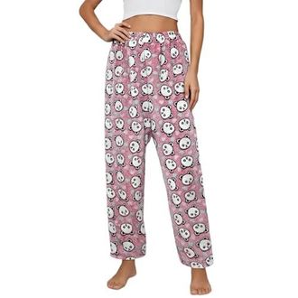 Generic Pantalon Fluide Femme Habill&eacute; pour Mariage Taille Push Gaze Souple Satin Sculptant Ventre Tencel Confort Matelass&eacute; Infroissable &Eacute;lasthanne &Eacute;clair Bout