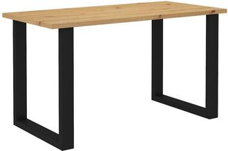 Furnix Schreibtisch Kufenbeine Arbeitstisch PC-Tisch moluki 150 Eiche Artisan - Furnix
