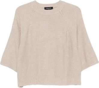 Fabiana Filippi Pull Col Rond - Beige