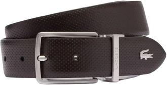 Lacoste Ceinture r&eacute;versible en cuir - Homme - Accessoires - Brun - Taille: 120 CM