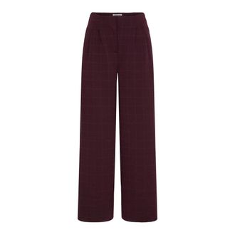 Ichi Ichi - Pantalon large - Femme - Pantalons - Brun - Taille: 44 FR