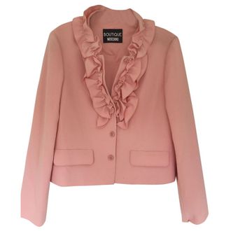Moschino Pink Ruffle Jacke Size S