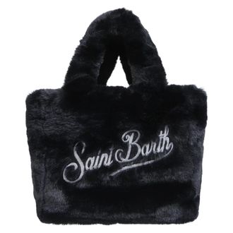 MC2 Saint Barth Vanity Mini Soft Fur kleine Tasche - - Bags - Damen - Schwarzk - ONE SIZE