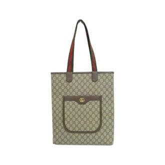 Gucci unisex, Pre-owned, Beige, Taille: ONE Size Tote GG Supreme Vintage Pre-owned