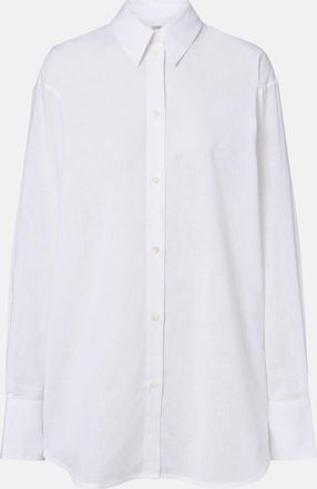 Toteme Chemise oversize en coton et lin