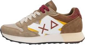 Sun 68 Baskets basses pour homme en polyester Z45117, Beige foncé., 45 EU