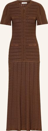 Sandro Sandro Strickkleid Diane Mit Glitzergarn braun