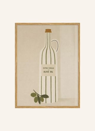 Liv Corday Wandbild Oliven&ouml;l Mit Rahmen weiss