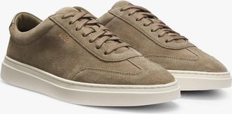 HUGO BOSS Baskets basses en cuir su&eacute;d&eacute;