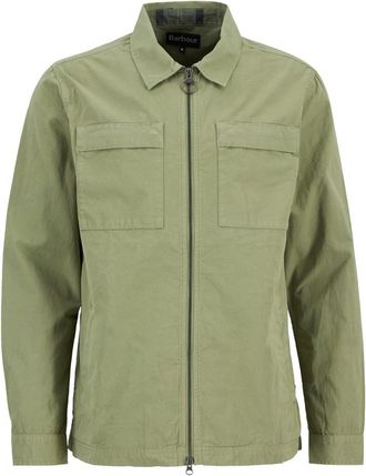 Barbour Overshirt Glendale mit Zip und Umlegekragen in