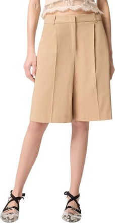 Pinko Pinko, Femme, Chemises, Beige, Taille: 38 FR Bermudas Bryana