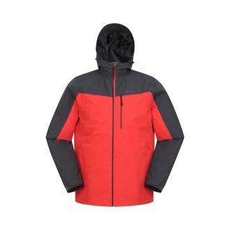Mountain Warehouse Brisk Extreme Jacke, wasserfest für Herren (Aktiv-Rot)