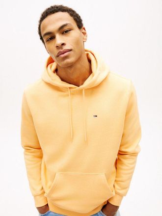 Tommy Jeans Hoodie TJM REGULAR FLAG mit bestickten Markenlogo auf Brusth&ouml;he