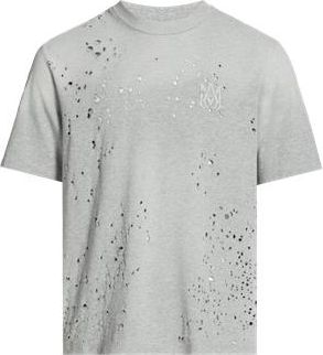 Amiri T-shirt effet destroy
