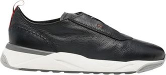 Santoni Homme, Chaussures, Bleu, Taille: 40 1/2 EU Mbim22073 Baskets
