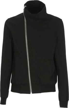 Rick Owens Homme, Sweatshirts et sweats &agrave; capuche, Noir, Taille: L SweaT-shirt Zipp&eacute; Int&eacute;gral