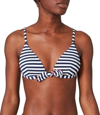 Sylvie Flirty Lingerie Damen Bikinioberteil Bajula, Blau (Navy/White Stripes 0005), 40 (Herstellergröße: 85C)