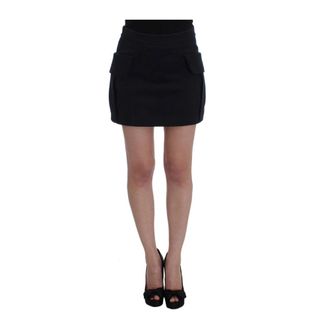 Gianfranco Ferre Schicker Blauer Baumwollminirock - - Skirts - Damen - Blau - XS