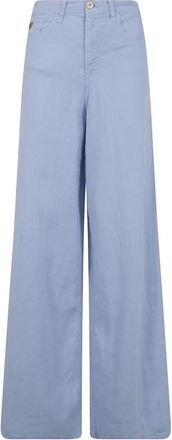 Lois Jeans Arlene Extra Wide Leg Linen Trousers
