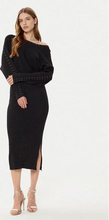 Morgan Strickkleid 242-RMLIDO Schwarz Slim Fit