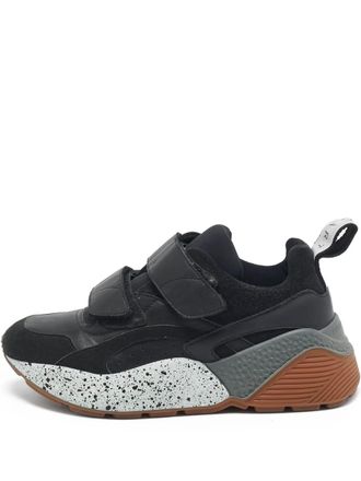 Stella McCartney baskets à languette denfilage - Noir