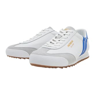 Patrick Dijon Sneaker f&uuml;r Herren, Wildleder (Wei&szlig;/K&ouml;nigsblau)