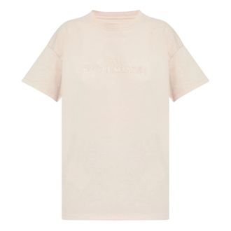 Maison Margiela Logo-besticktes T-Shirt - - Tops - Damen - Rosa - L