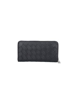 Bottega Veneta Zip Wallet Intrecciato
