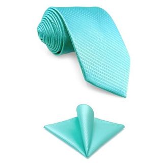 Shlax & Wing Shlax&Wing Couleur Unie Aqua Indigo Aquamarine Cravate Homme Fahion Maigre 6cm