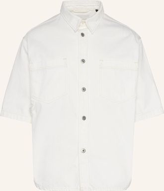 7 For All Mankind Denim S/S Overshirt weiss