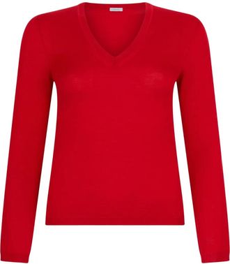 Malo V-neck top - Rot