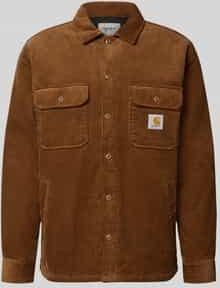 Carhartt Work in Progress Regular Fit Hemdjacke aus Cord Modell WHITSOME