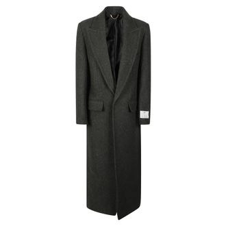 Victoria Beckham Femme, Manteaux, Vert, Taille: 36 FR Manteau mi-long crois&eacute;